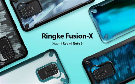 Ringke Fusion X Diseñado Para Funda Xiaomi Redmi Note 9 Carcasa