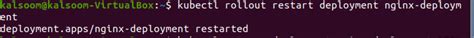 kubectl how to restart the pod