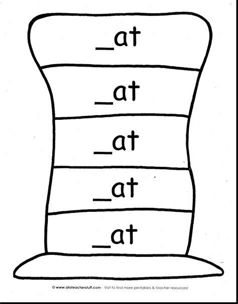 Free Printable Dr Seuss Hat Template Printable Word Searches 18000