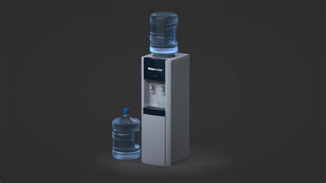 free water cooler model for blender blender 3d architect