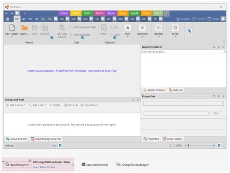 custom sql query in report designer winforms reporting devexpress
