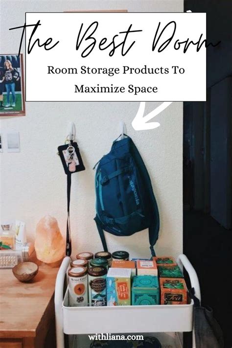 The Best Dorm Storage Items You Need To Maximize Space Dorm Room
