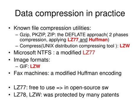 Ppt Algorithms For Data Compression Powerpoint Presentation Free