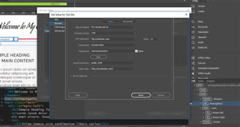 simple dreamweaver tutorial how to make a webpage step by step