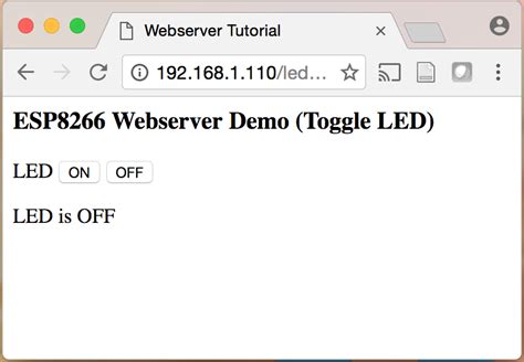 tutorial 5 setting up an esp8266 web server embedded lab