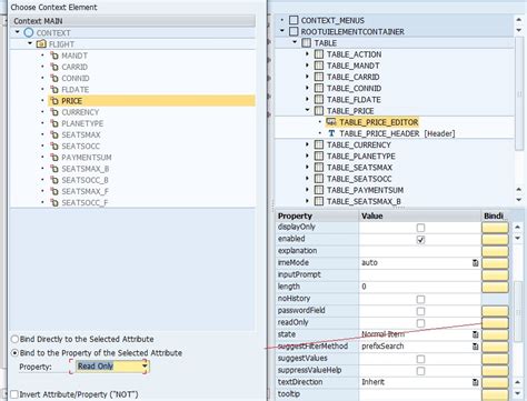 how to create and use table multi editor cell in web dynpro abap sap