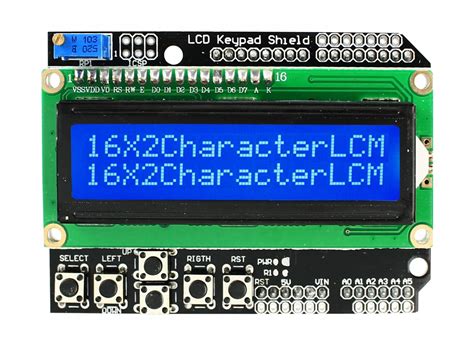 keypad shield display lcd 16x2 para arduino usinainfo