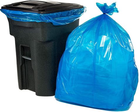 Bolsas Azul Para Separación Basura Y Reciclado 170 Litros