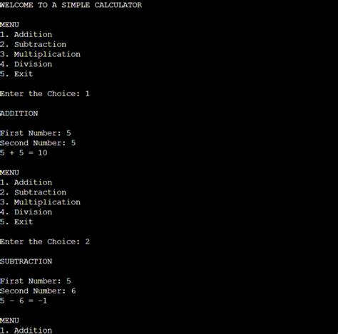 menu driven program in python [program with explanation]