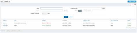 Как создать api токен в zabbix Проверка токена с помощью curl