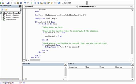 how to add a tick to a checkbox through excel vba ie automation