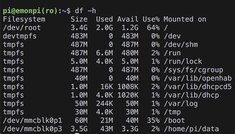 rpi install keeps saying no space left on device installation home