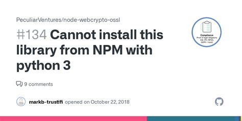 cannot install this library from npm with python 3 · issue 134