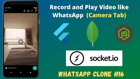 flutter record and play video like whatsapp camera tab video