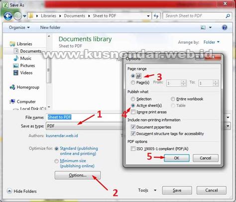 cara memindahkan data excel ke pdf