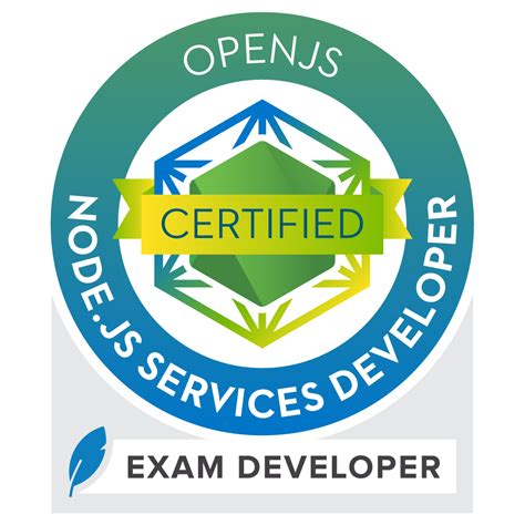 exam developer openjs node js services developer credly