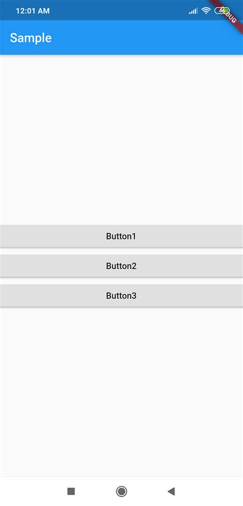 dart flutter vertically center column stack overflow