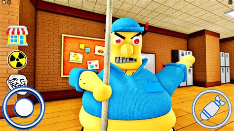 Escape Evil Janitor Obby New Scary Obby All Jumpscares Full Gameplay
