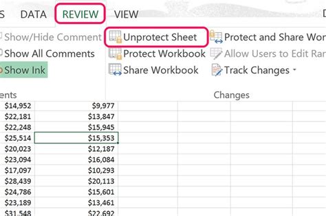 how to lock and unlock an excel spreadsheet techwalla