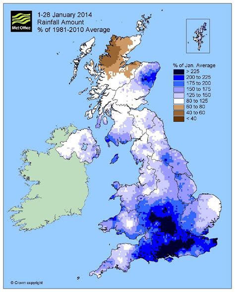 Uk Weather Wettest January Since Records Began Telegraph