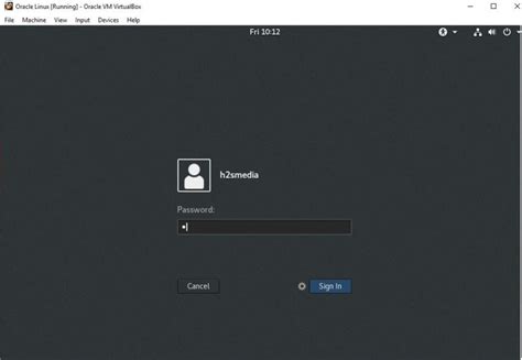 oracle linux installation on virtualbox step by step h2s