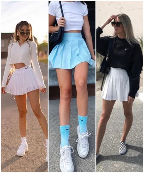 34 Cute Aesthetic Tennis Skirt Outfits Perfect For Summer 2024