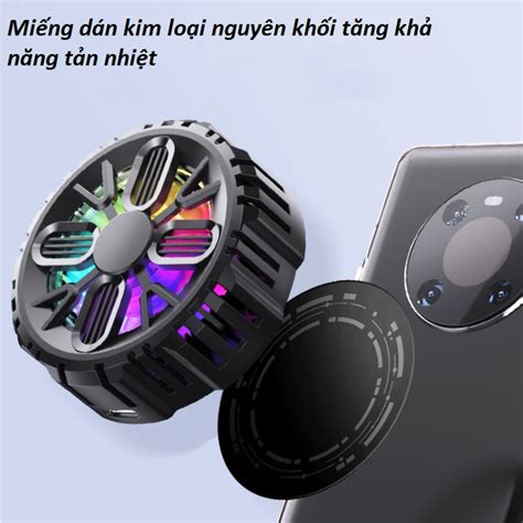 Quạt Tản Nhiệt Gaming Cho Điện Thoại Tản Nhiệt Sò Lạnh Siêu Mát L01