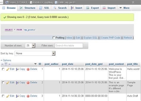 backup and restore mysql mariadb databases