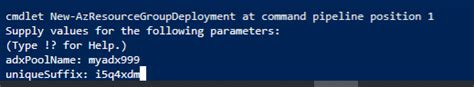cmdlet new azresourcegroupdeployment at command pipeline position 1