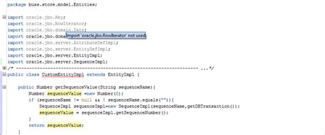 dive in oracle get sequence next value in adf