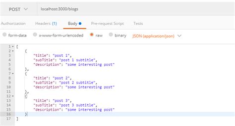 nodejs express mongoose and mongodb restful web service post