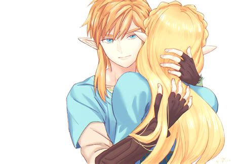 Link And Princess Zelda The Legend Of Zelda And 1 More Drawn By Ruya
