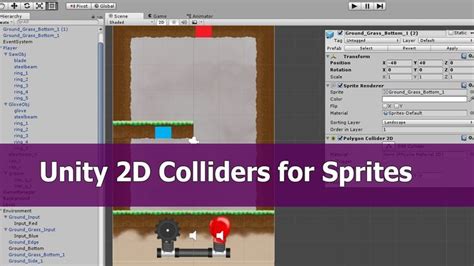 unity 2d collider tutorial unity physics tutorial