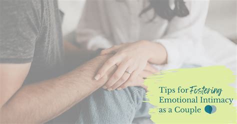 Fostering Emotional Intimacy As A Couple Therapy Works Well