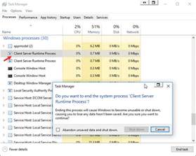what is client server runtime process csrss exe and why is it running on my pc tech all tips
