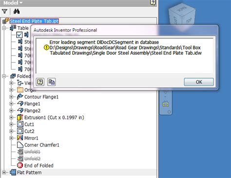 solved error opening idw error loading segment dldocdcsegment