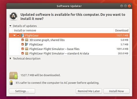 how to install flightgear 2019 1 1 in ubuntu 19 04 18 04 ubuntuhandbook