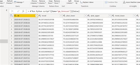 power bi importing fbprophet and using anaconda as default python