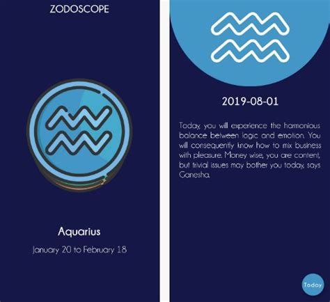 a horoscope forcasting application built with flutter