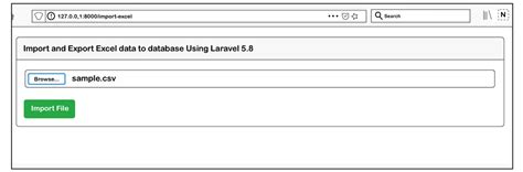 import and export csv file in laravel 5 8 javatpoint