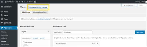 how to create a drop down menu in wordpress wp engine®
