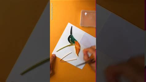 Hummingbird Quilling Paper Art