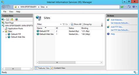 how to install and configure ftp server on iis 8 in