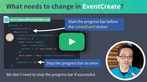 completing our progress bar next level vue 2 vue mastery