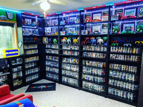stunning n64 display shelves retro games room video game rooms
