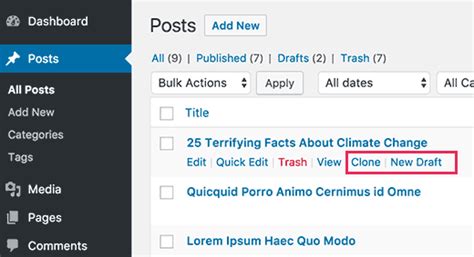 how to duplicate a page in wordpress web buds