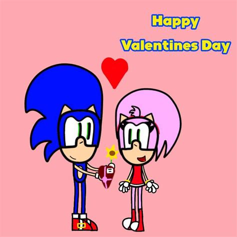 Valentines Day Love Drawing Sonic The Hedgehog Amino