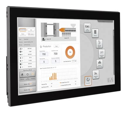 industrial touch screen panels bandr industrial automation