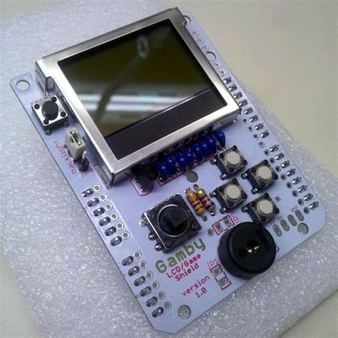 gamby arduino retro gaming shield
