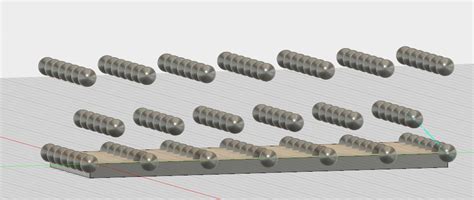 solved using cylinders to link spheres autodesk community